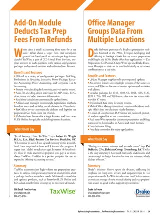 CPA Magazine Tax Suites Roundup – 2010 | PDF