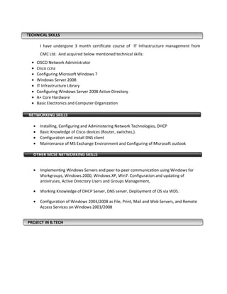 MOHIT CV (1) | DOC