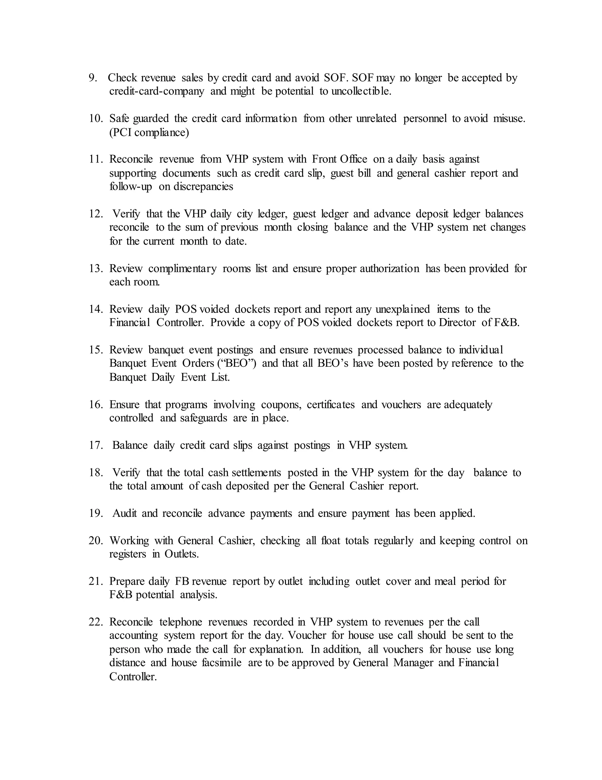 INCOME AUDIT GOLDEN RULES | DOCX