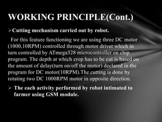 ROBOTIC IRRIGATION USING ARDUINO | PPTX