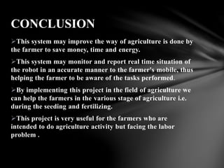 ROBOTIC IRRIGATION USING ARDUINO | PPTX