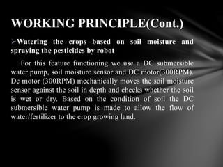 ROBOTIC IRRIGATION USING ARDUINO | PPTX