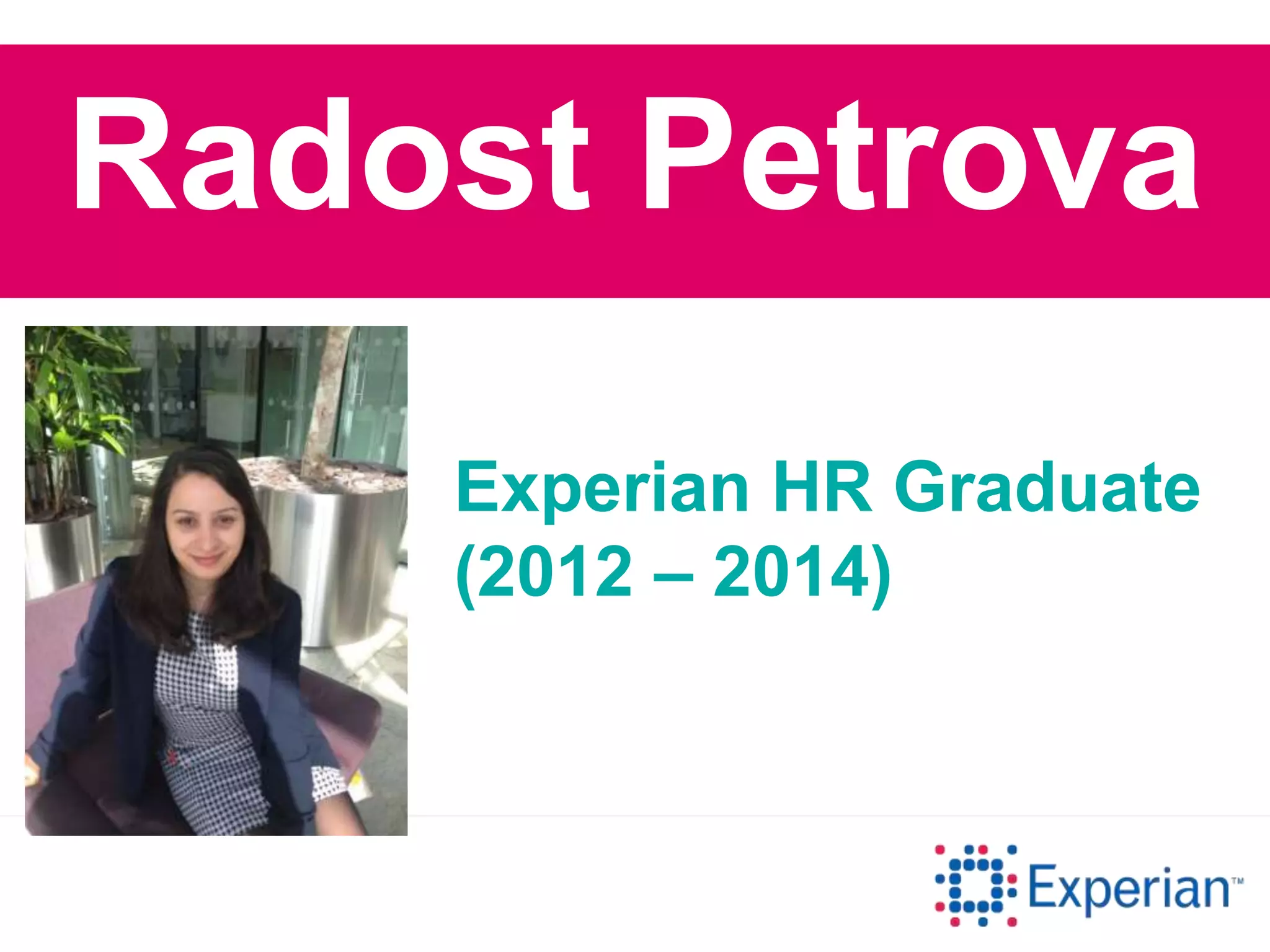 Radost HR Graduate | PPT
