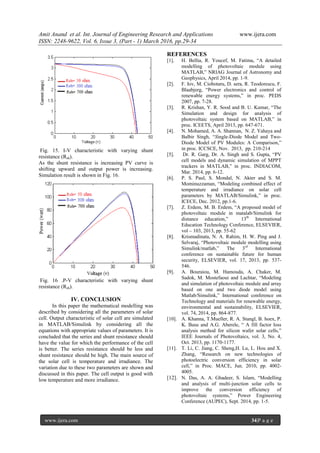 Modelling and Analysis of Single Diode Photovoltaic Module using MATLAB/Simulink | PDF