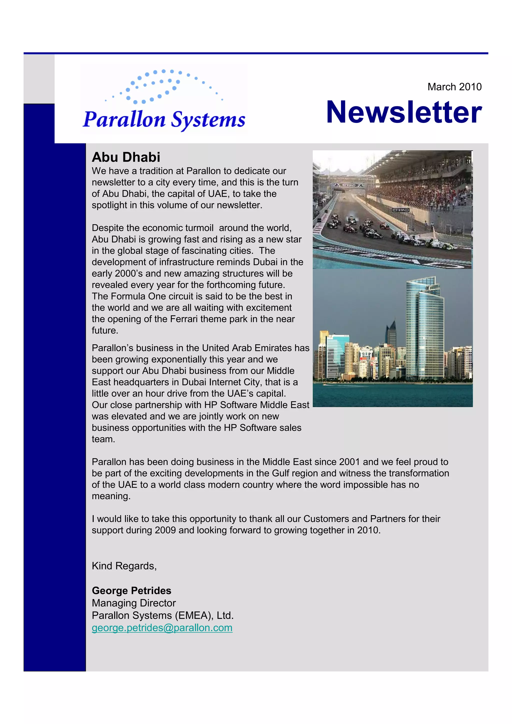 parallon2010newsletter | PDF