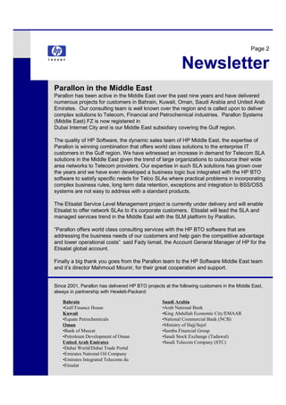 parallon2010newsletter | PDF