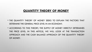 E644 Quantity Theory of Money by A. Royal Edward Williams.pptx
