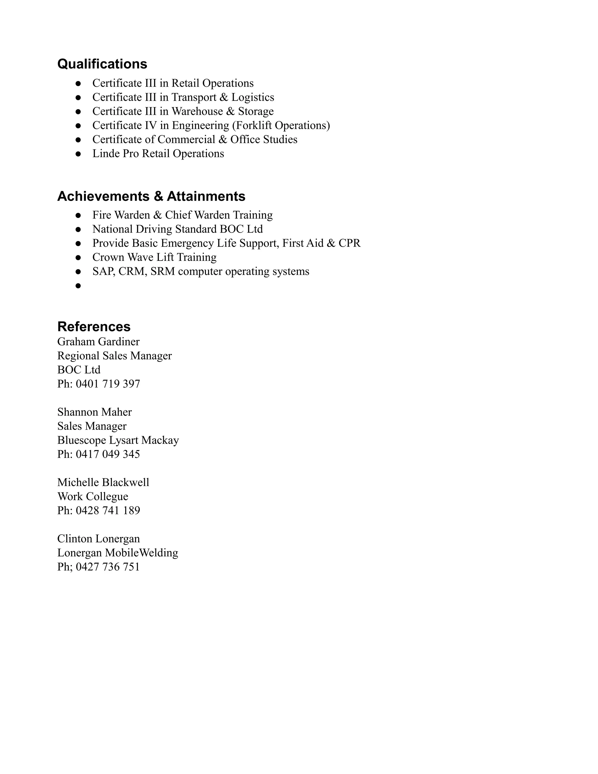 Rachelle Resume Feb 2016-1 | DOC