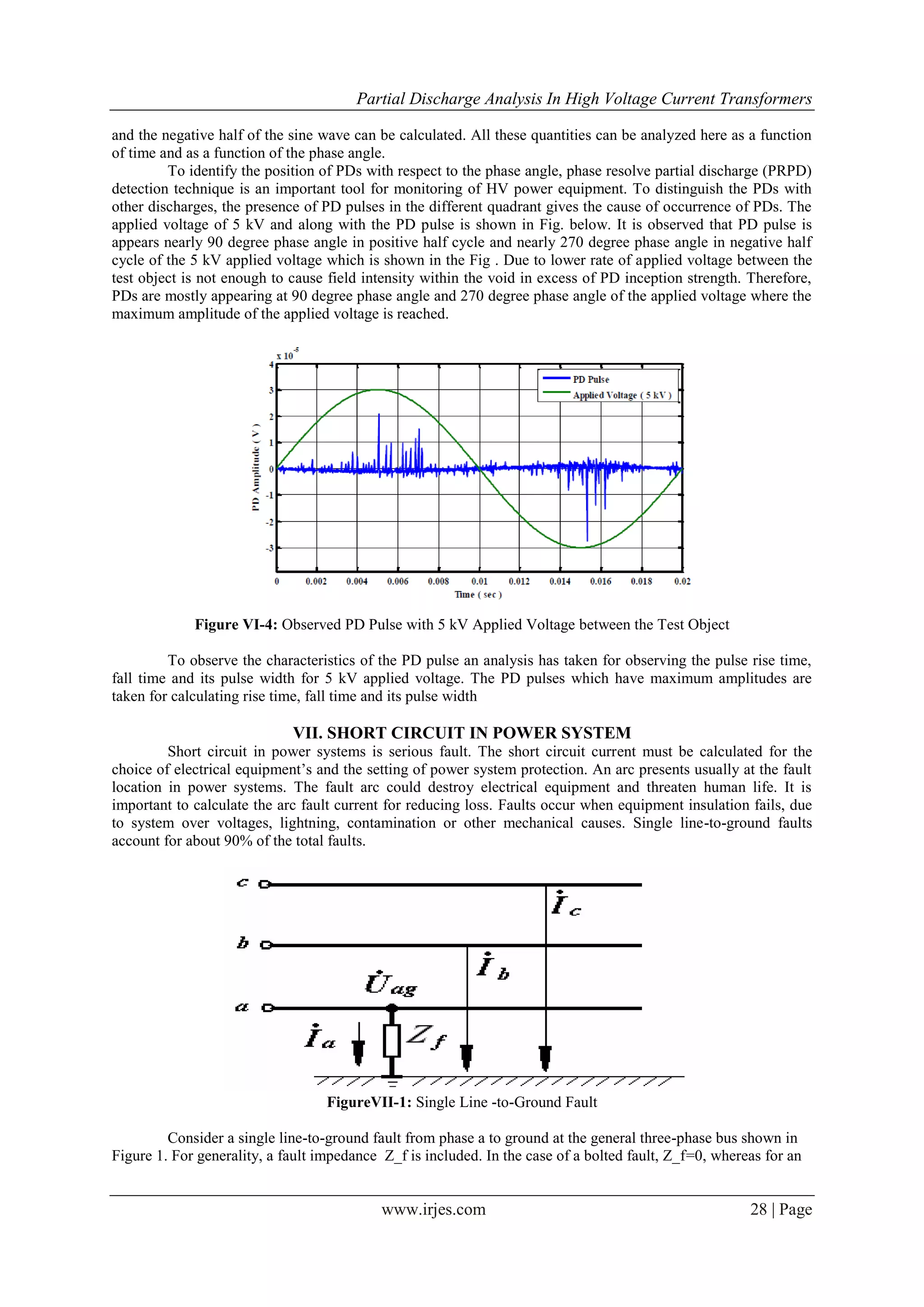 Partial Discharge Analysis in High Voltage Current Transformers | PDF