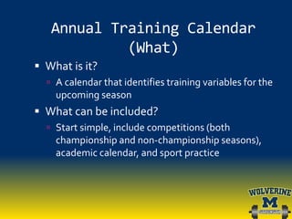 Off-Season Training Program Design & Considerations | PDF