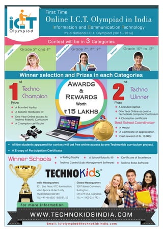 ICT Olympiad Poster | PDF