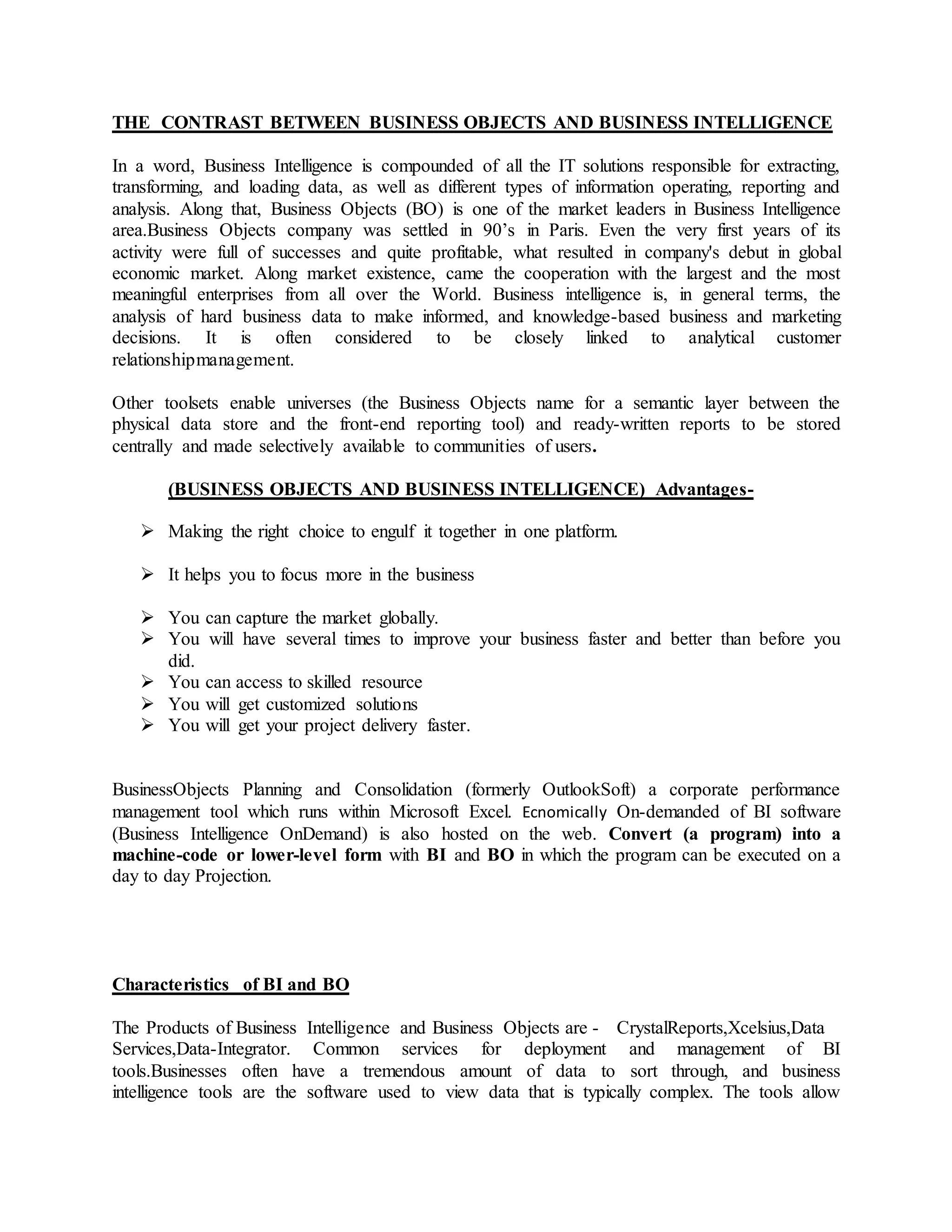 ARTICLE ON BI AND BO | DOCX