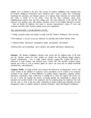 ARTICLE ON BI AND BO | DOCX