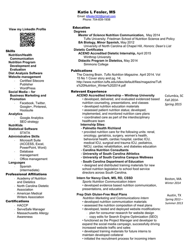 Katie L Fesler, MS_resume | PDF