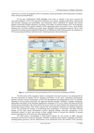 ICT governance in Higher Education | PDF