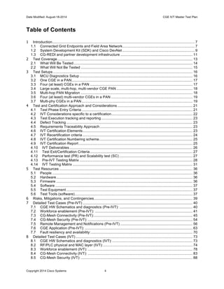 CGE IVT Master Test Plan | PDF