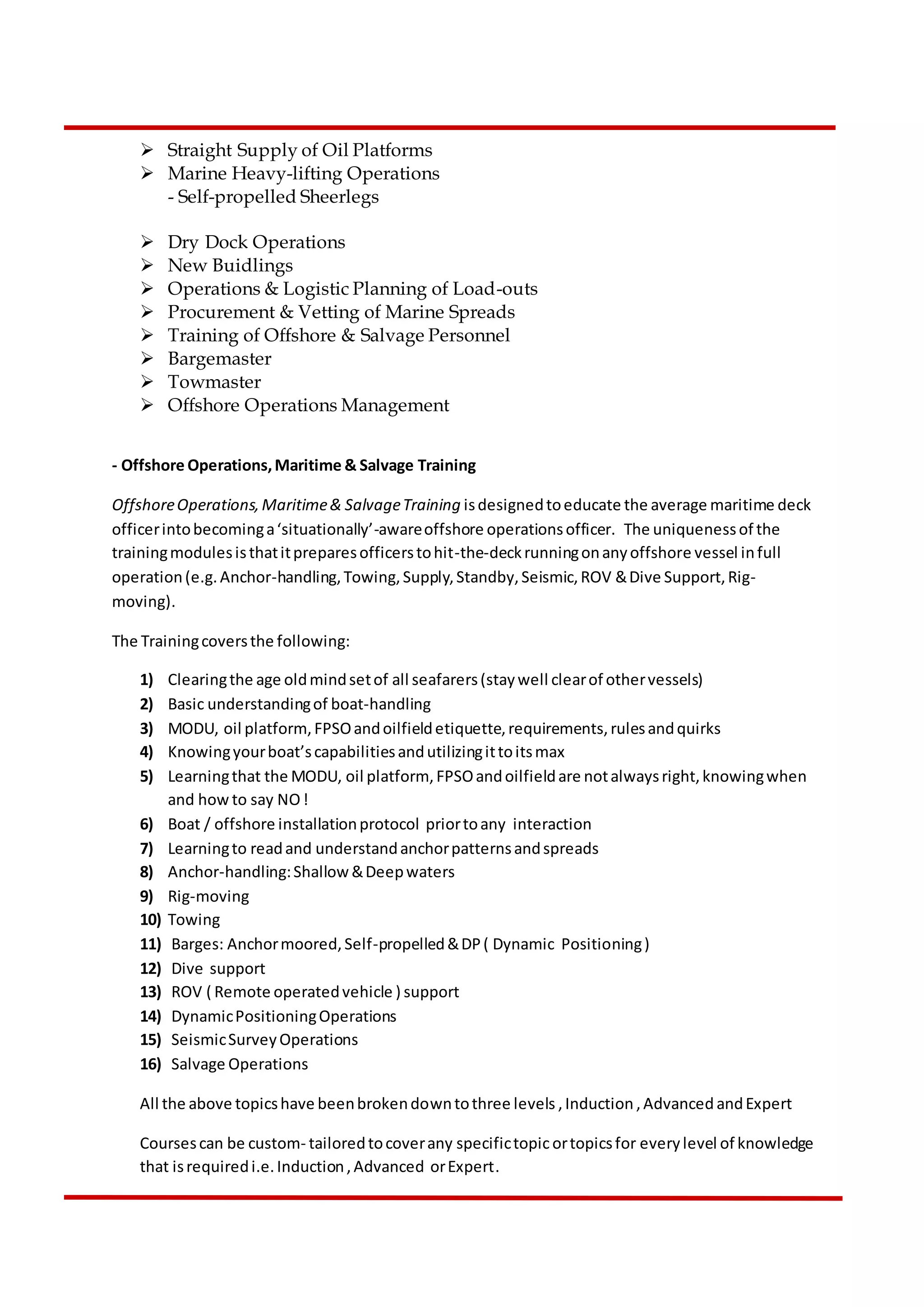 Offshore Consultantcy Profile | DOCX
