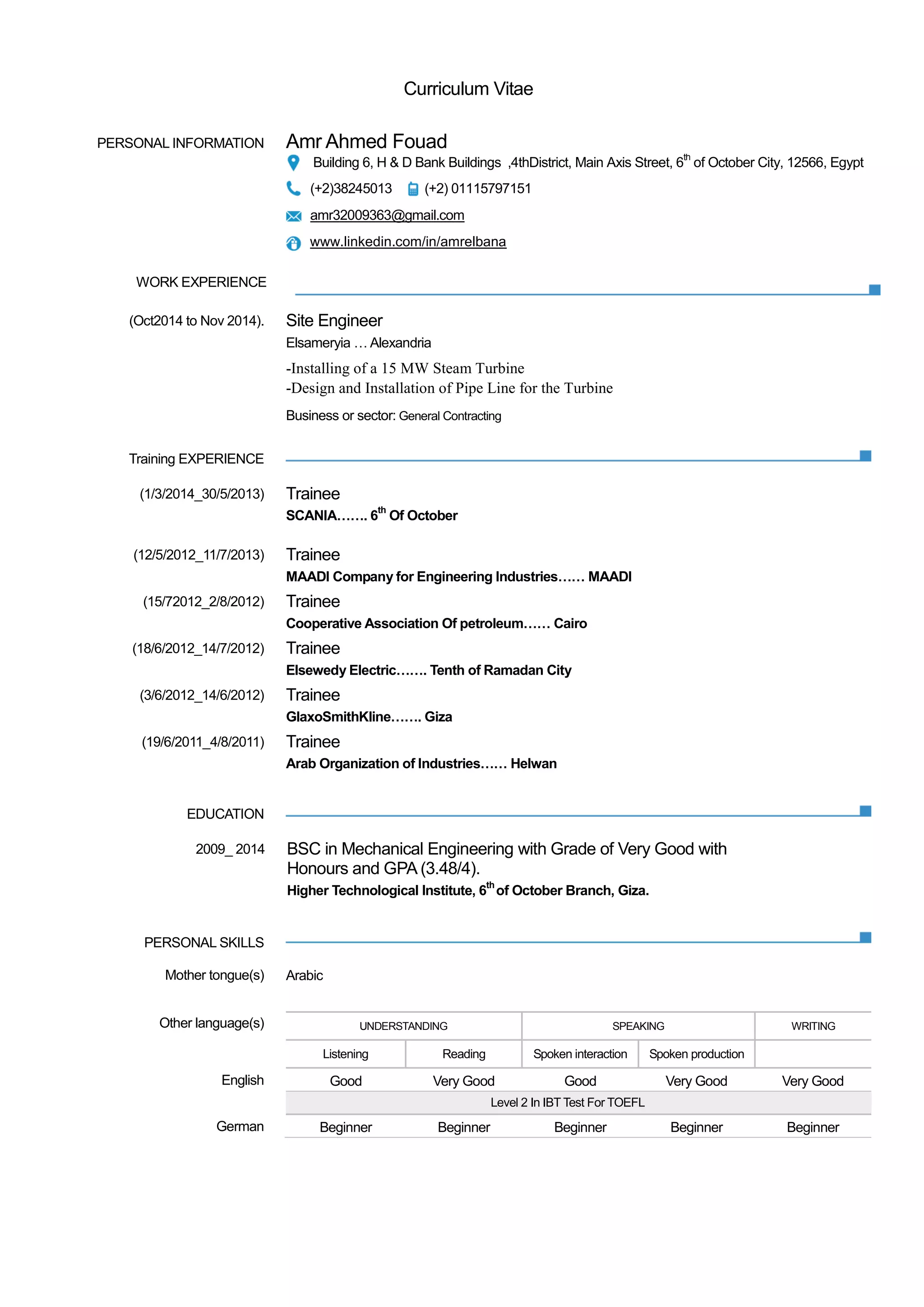 C.V | PDF | Robotics | Technology & Computing