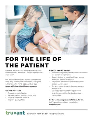 Truvant - Healthcare | PDF