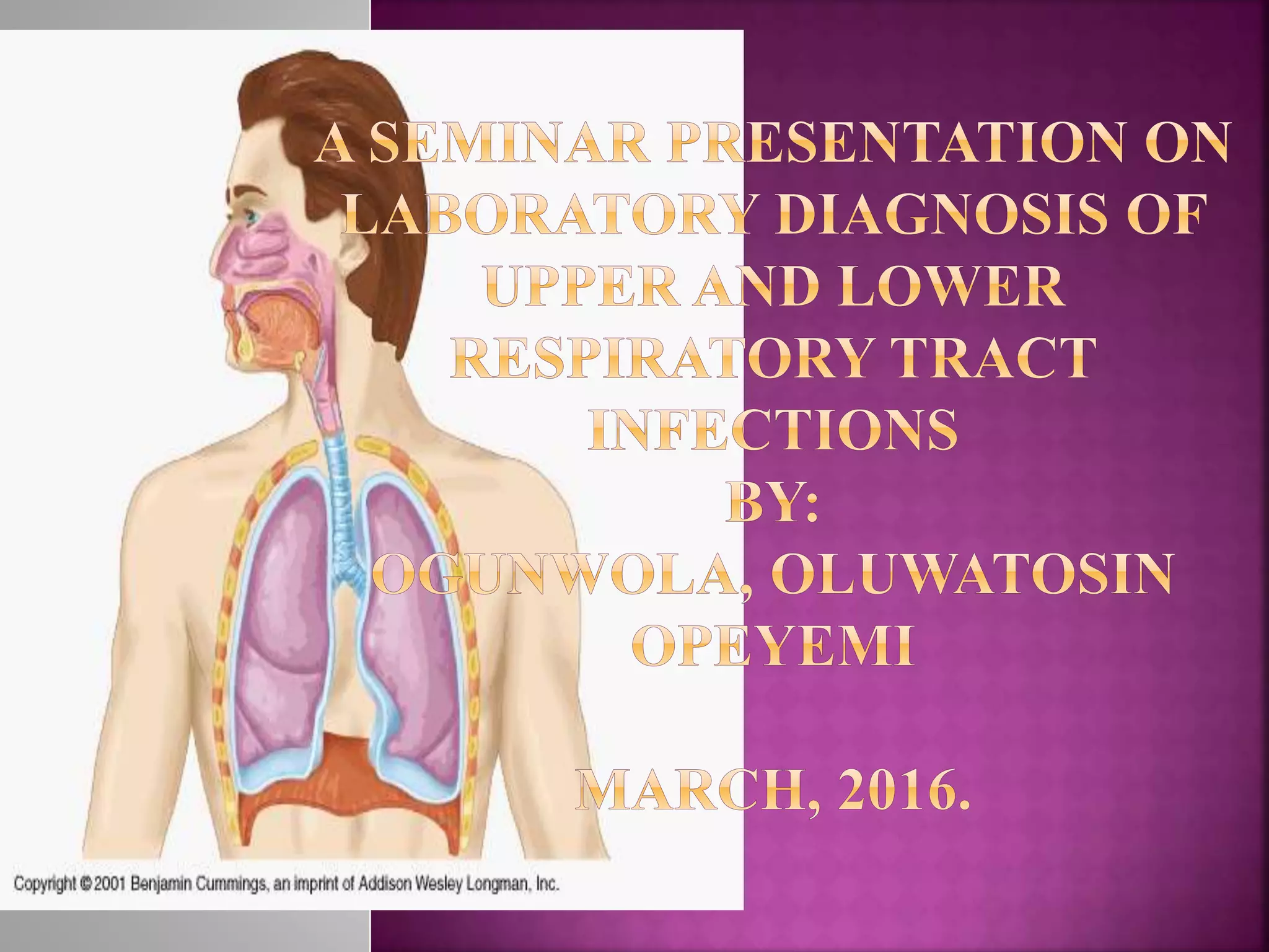 Diagnosis of Upper and Lower Respiratory Tract Infections | PPTX