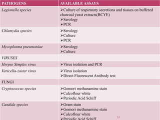 Diagnosis of Upper and Lower Respiratory Tract Infections | PPTX