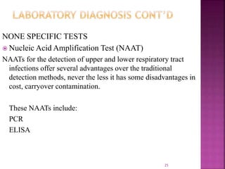 Diagnosis of Upper and Lower Respiratory Tract Infections | PPTX