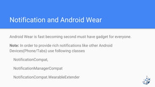 Android notifications | PPTX