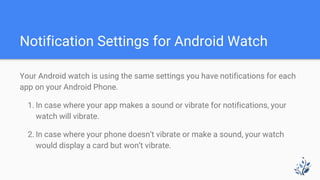 Android notifications | PPTX
