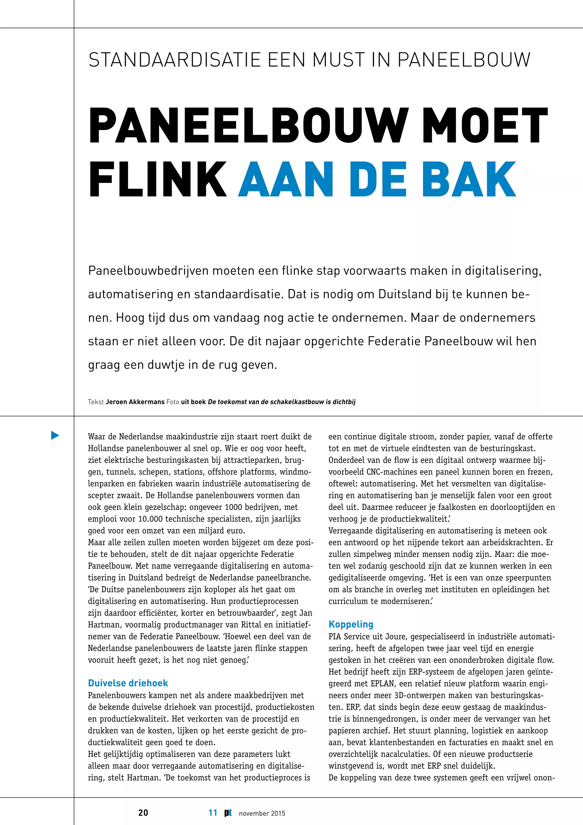 PT11_paneelbouw | PDF | Mechanical and Industrial Engineering Industry | Industries