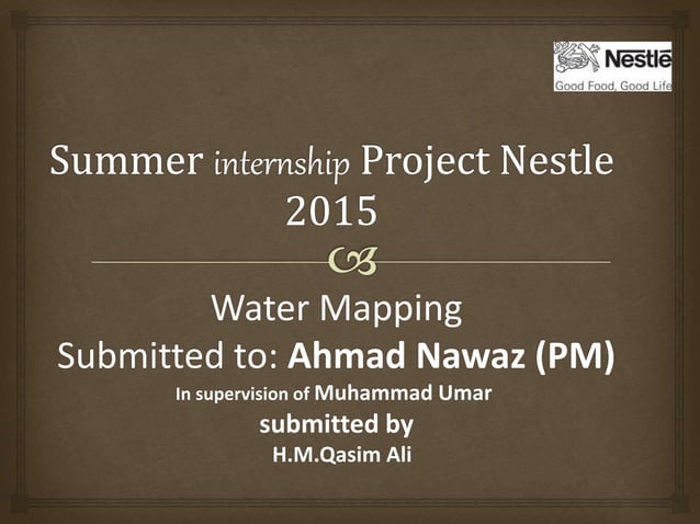 water mapping SIP Nestle 15.ppsx gg | PPT