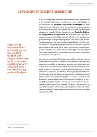 Strengthening Disaster Risk Governance-Full-Report | PDF