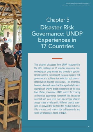Strengthening Disaster Risk Governance-Full-Report | PDF