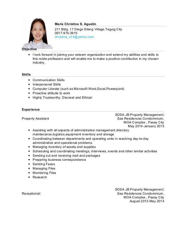 Resume Sample Format For Ojt Vrogue co Resume Sample Format For Ojt Vrogue co