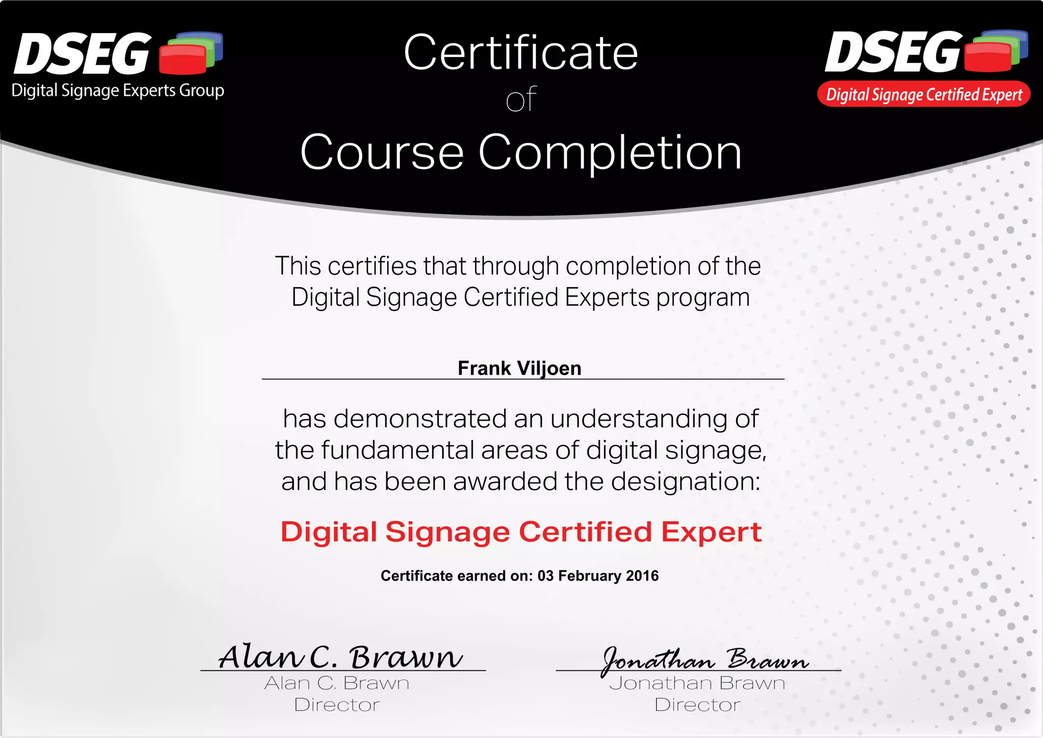 DSCE_Certificate | PPT