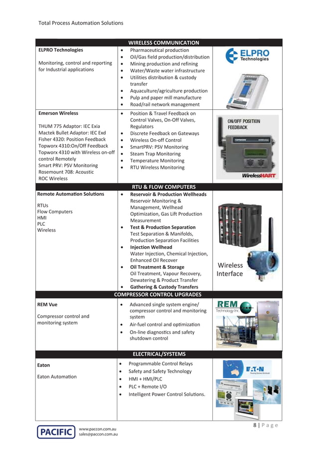 Pacific Brochure Products | PDF