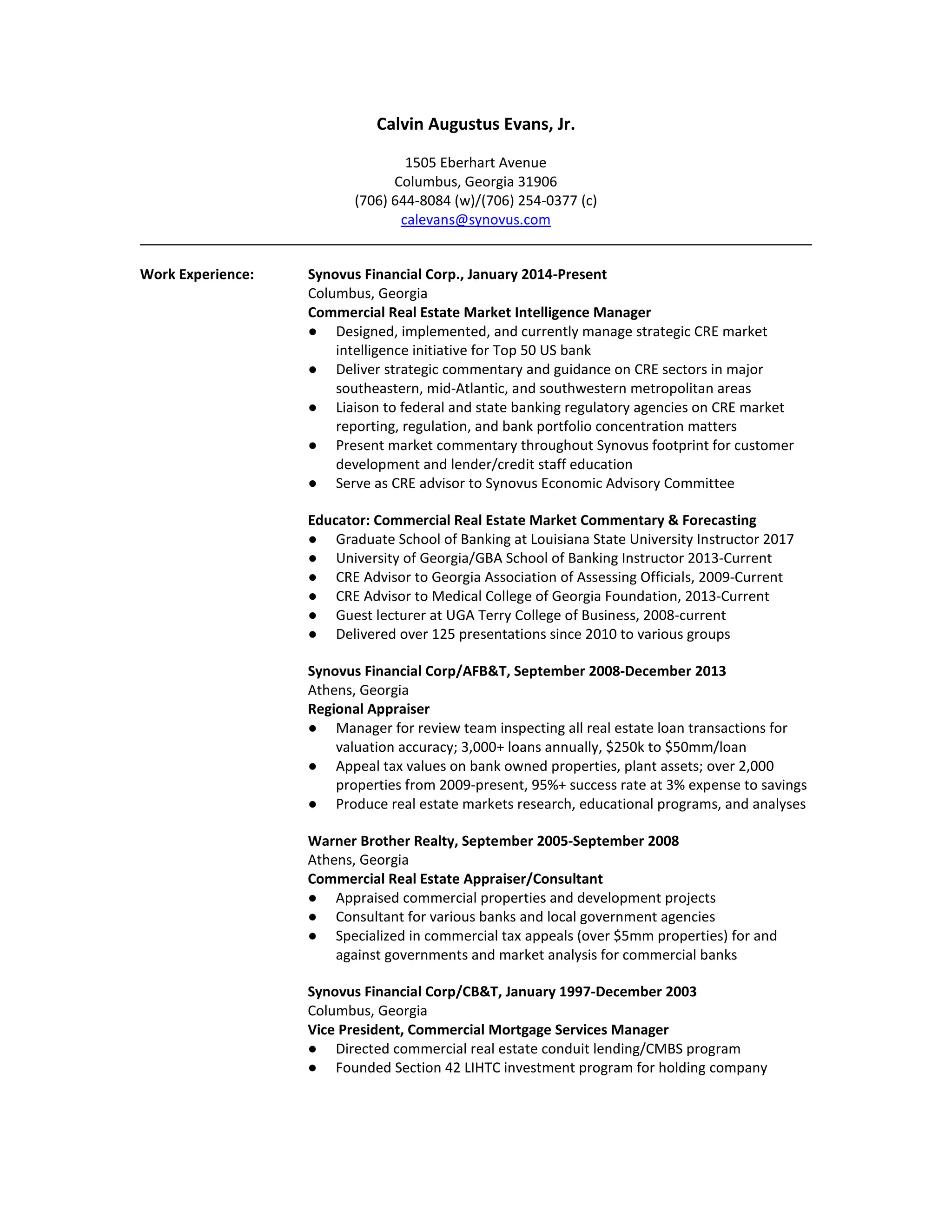 Cal Evans Resume | PDF