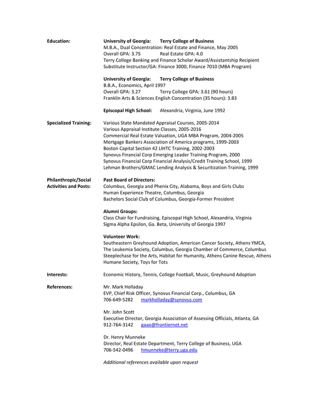 Cal Evans Resume | PDF | Real Estate Industry | Industries