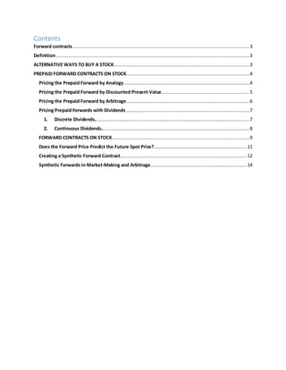 Forward contracts | DOCX