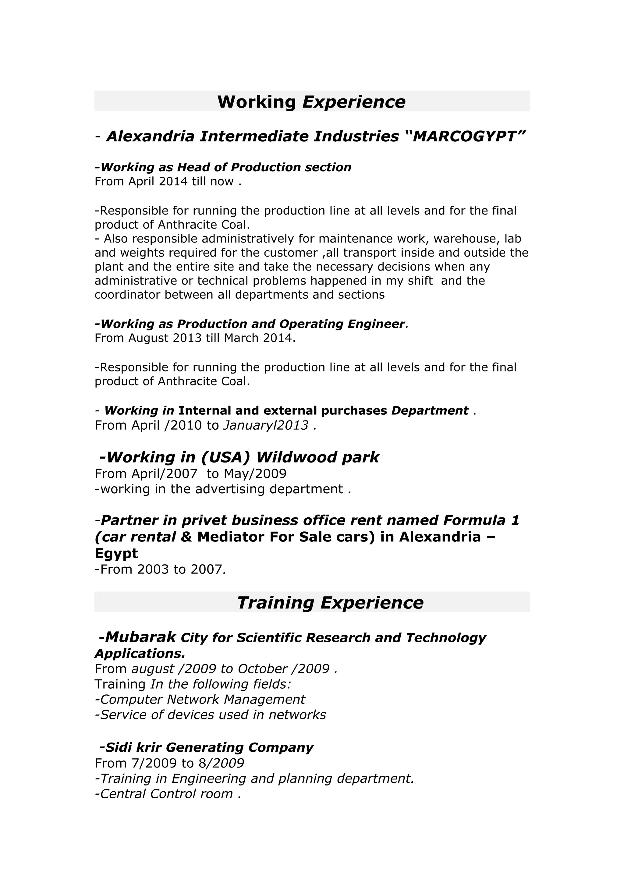 sherif soliman cv | DOC