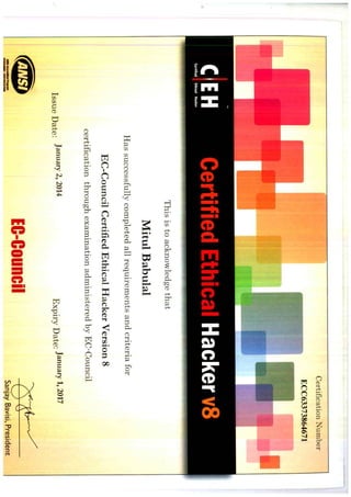 CEH CERTIFICATE | PDF