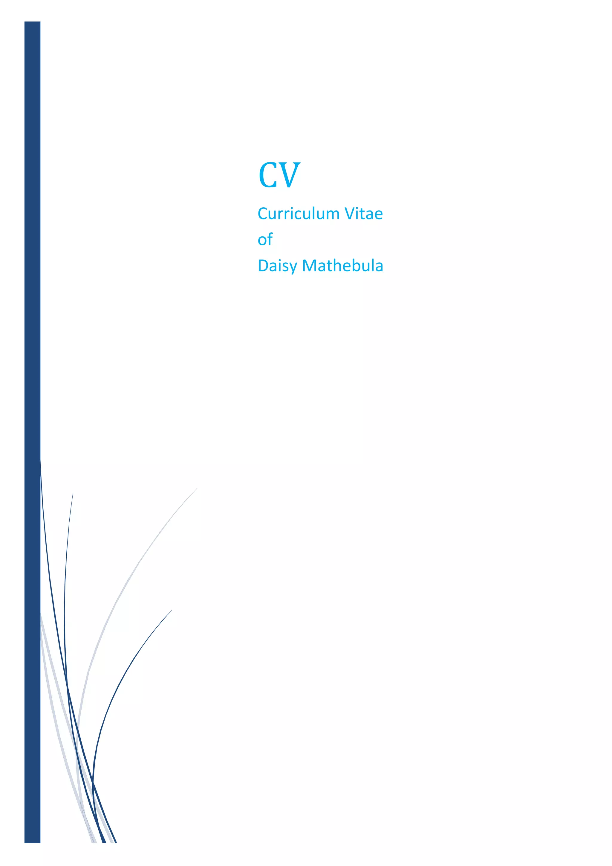 daisy's cv | PDF