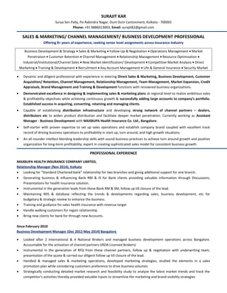 SK Resume | DOC | Sales | Business