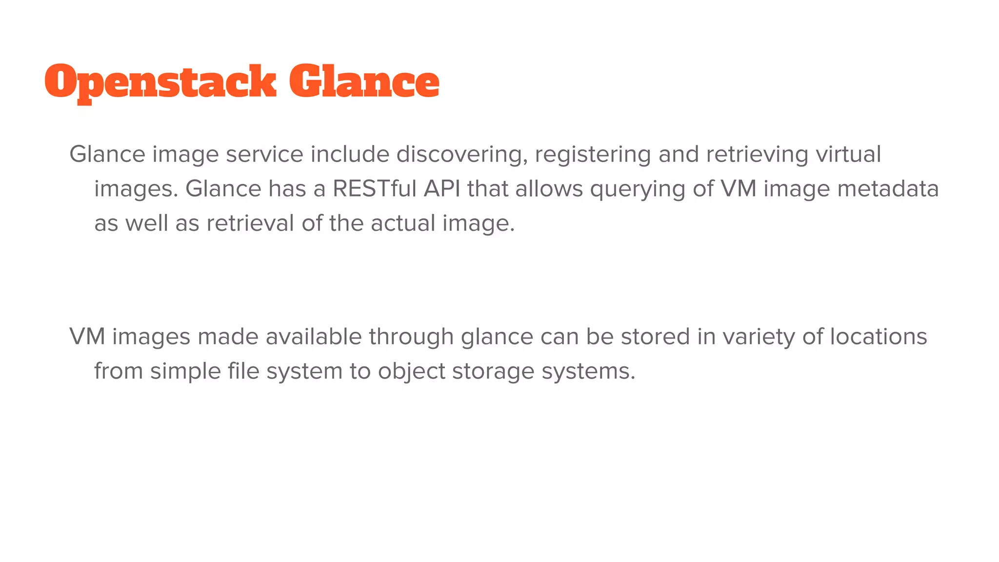 Openstack glance | PPTX