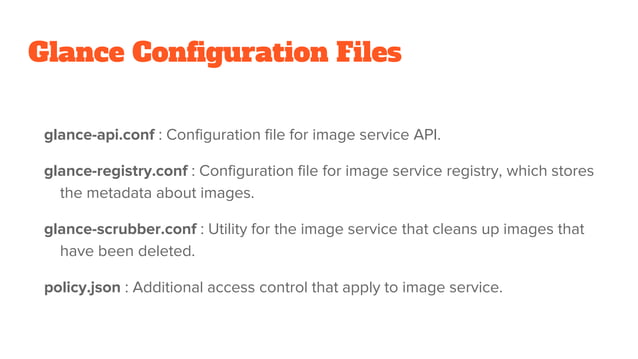 Openstack glance | PPTX