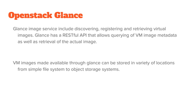 Openstack glance | PPTX