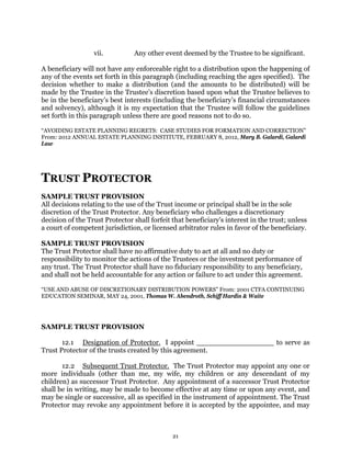 Avoiding Estate Planning Regrets | PDF