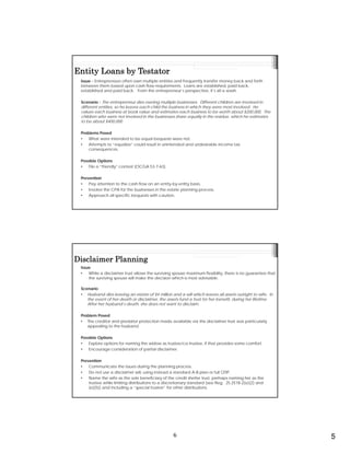 Avoiding Estate Planning Regrets | PDF