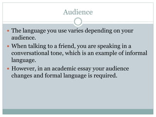 Academic Tone | PPTX