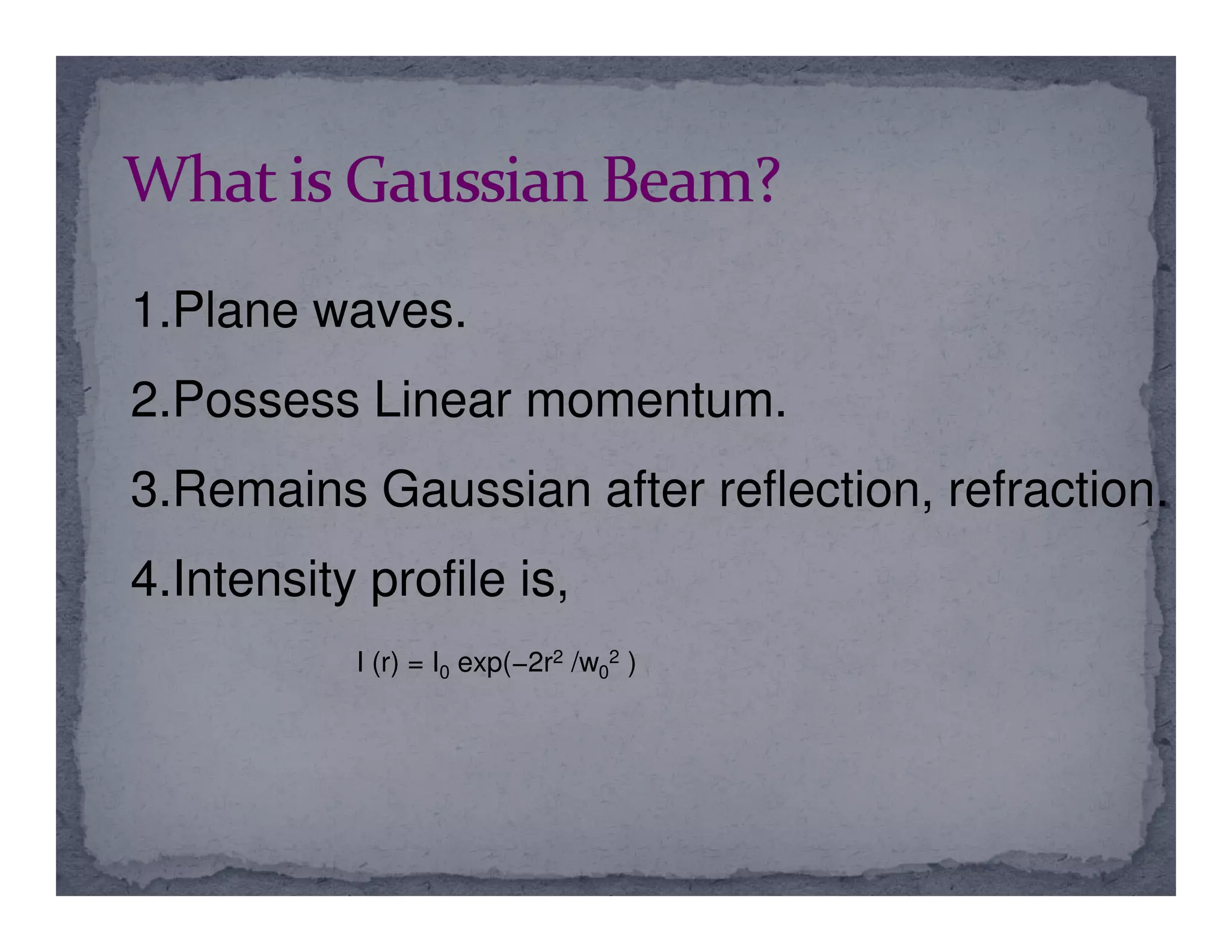 Laguerre-gaussian beam generation application | PDF