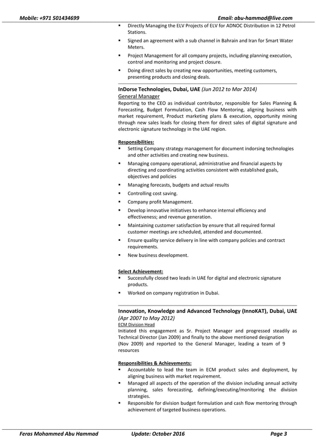 Resume - Feras Mohammed Abu Hammad | PDF
